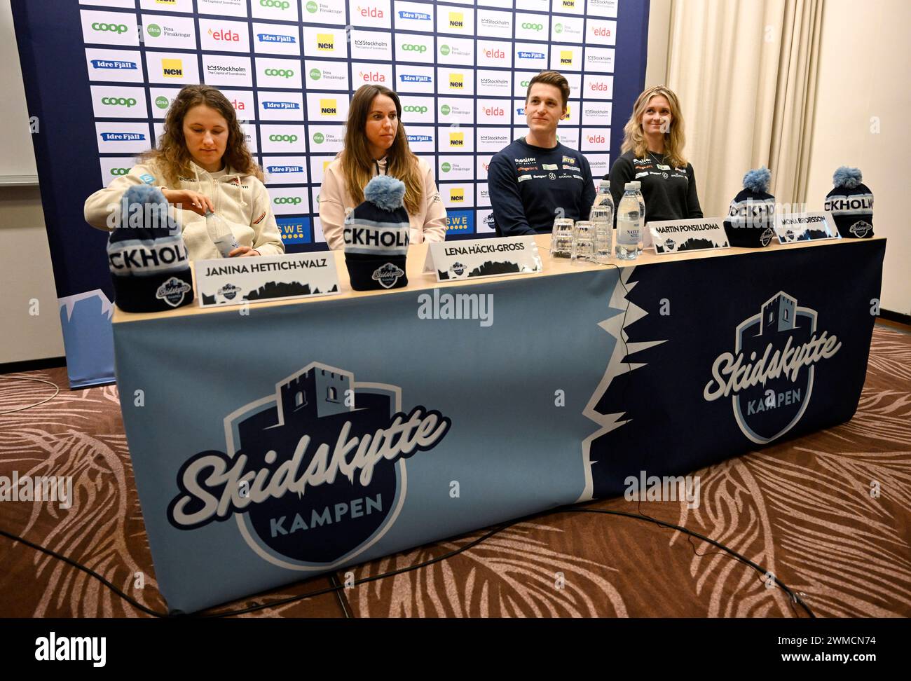 Stockholm, Sweden. 25th Feb, 2024. STOCKHOLM, SWEDEN 20240225Janina ...