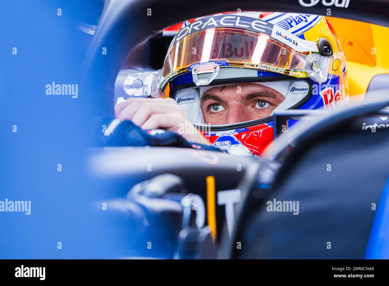 MANAMA, BAHRAIN, Bahrain International Circuit, 21. Feb 2024: Max ...