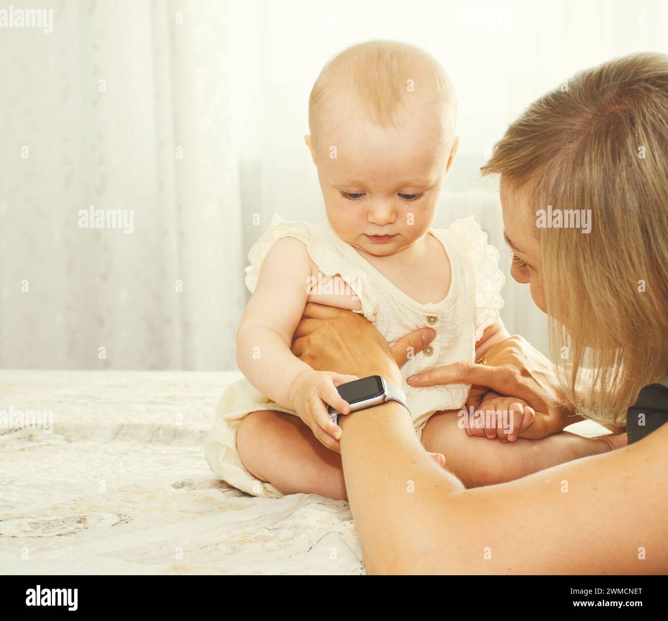 Baby portrait with objects hi-res stock photography and images - Alamy