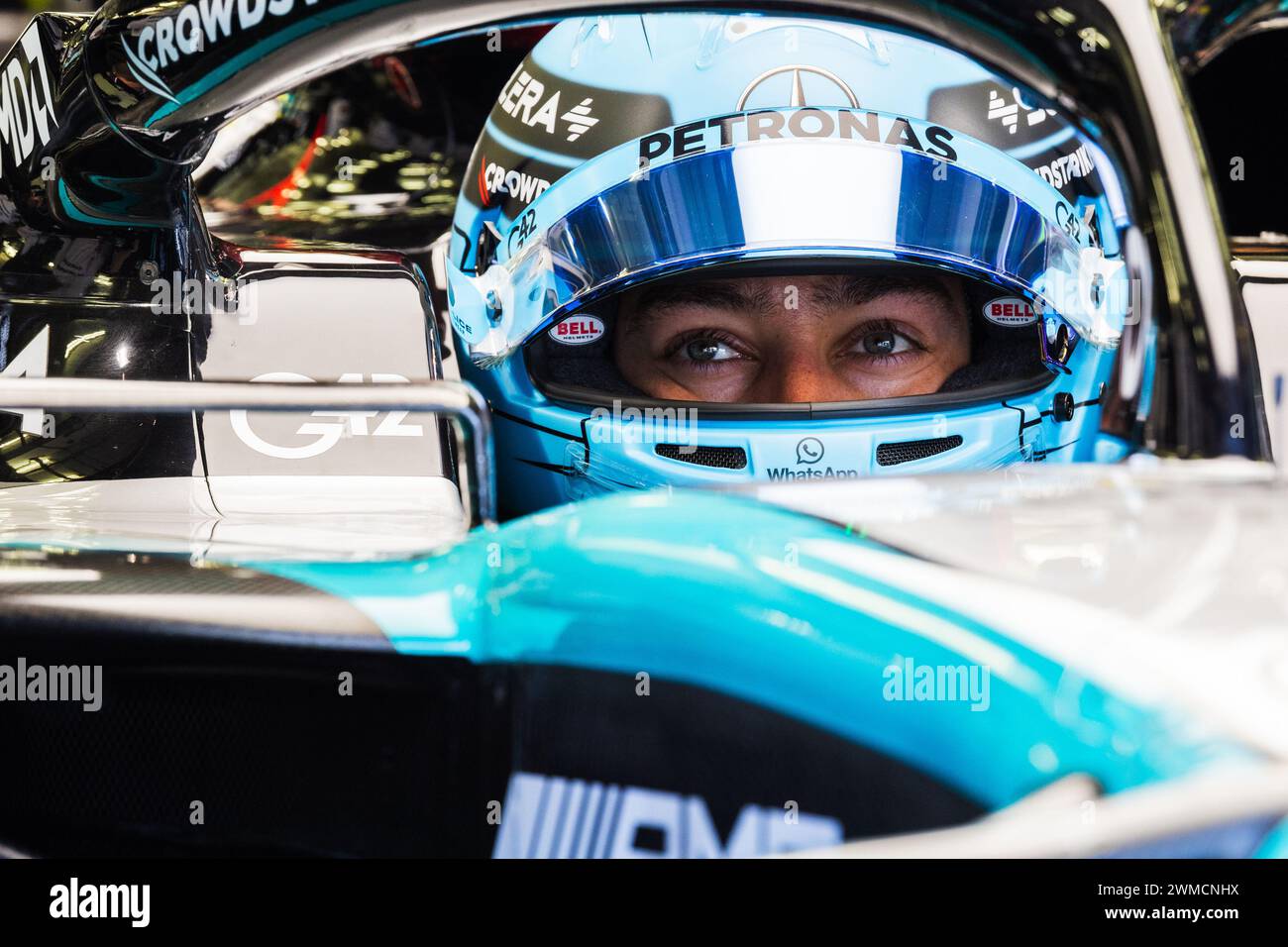 MANAMA, BAHRAIN, Bahrain International Circuit, 21. Feb 2024: George ...