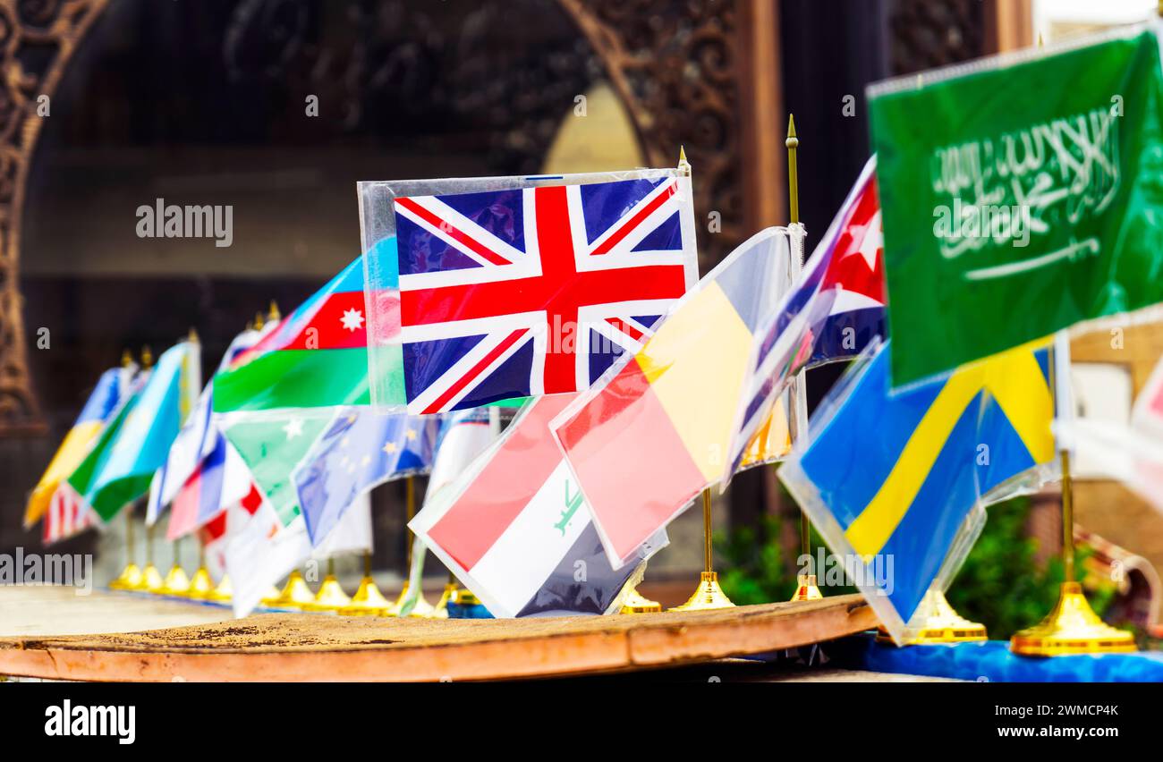 Small flags of the member states of the European Union Stock Photo - Alamy
