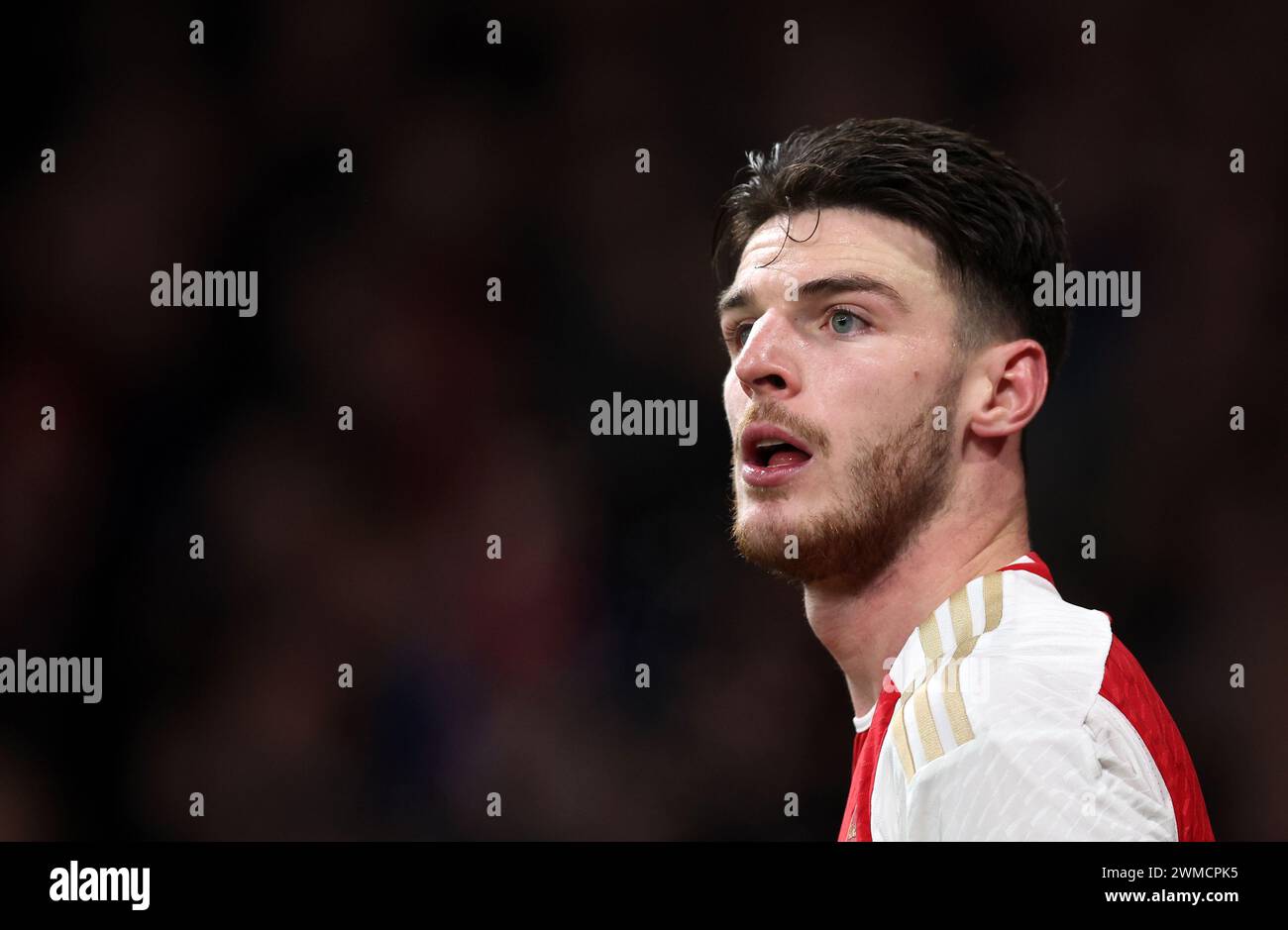 London, UK. 24th Feb, 2024. Declan Rice of Arsenal during the Premier ...