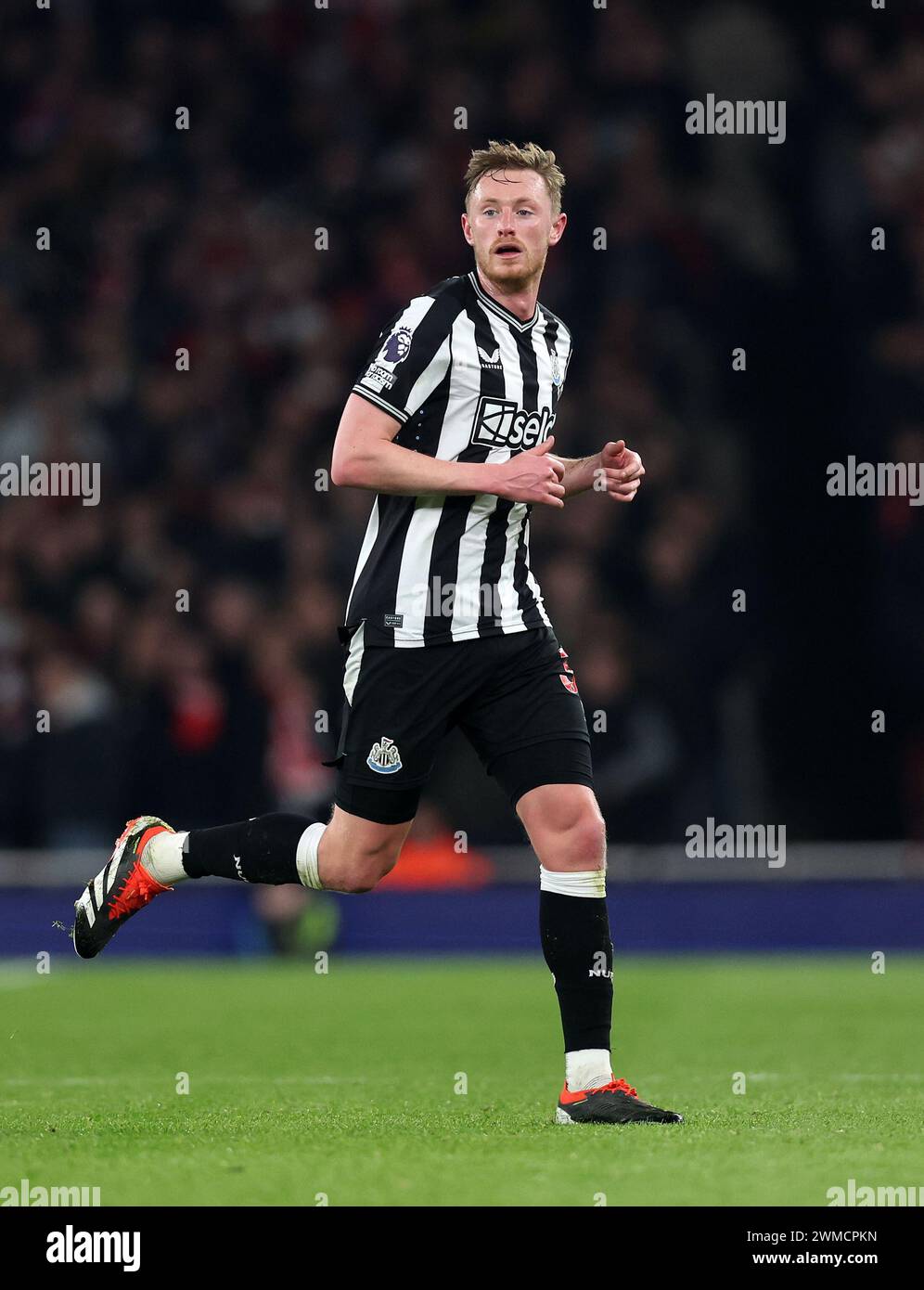 London, UK. 24th Feb, 2024. Sean Longstaff of Newcastle United during ...
