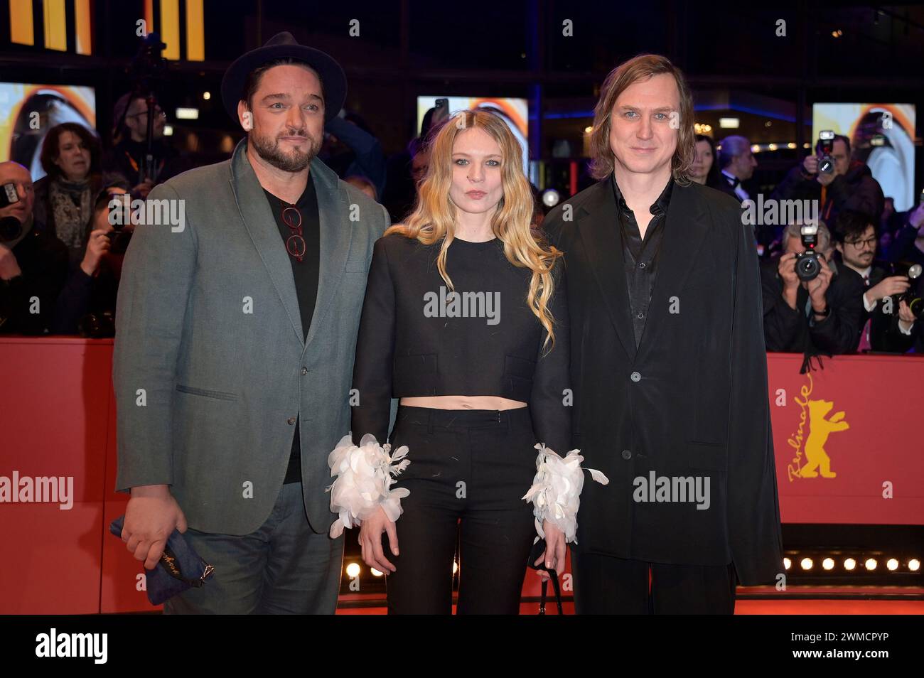 Ronald Zehrfeld, Lilith Stangenberg und Lars Eidinger bei der Closing ...
