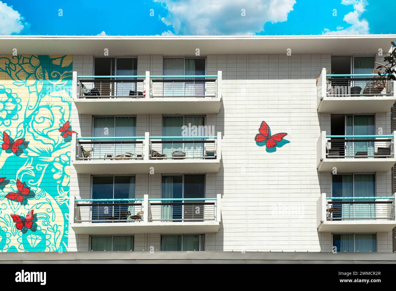 Butterfly themed apartments on Congress Street in downtown Tucson AZ ...