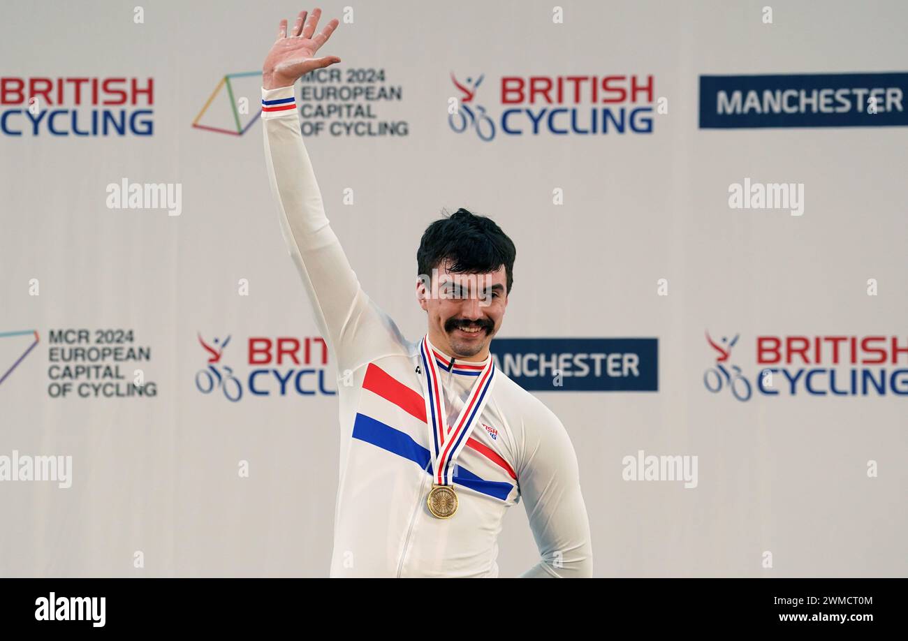 Team Inspired's Hayden Norris celebrates with the gold medal for Men's ...
