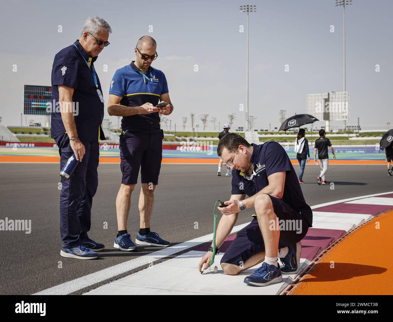 michelin tire engineer during the Prologue of the 2024 FIA World ...