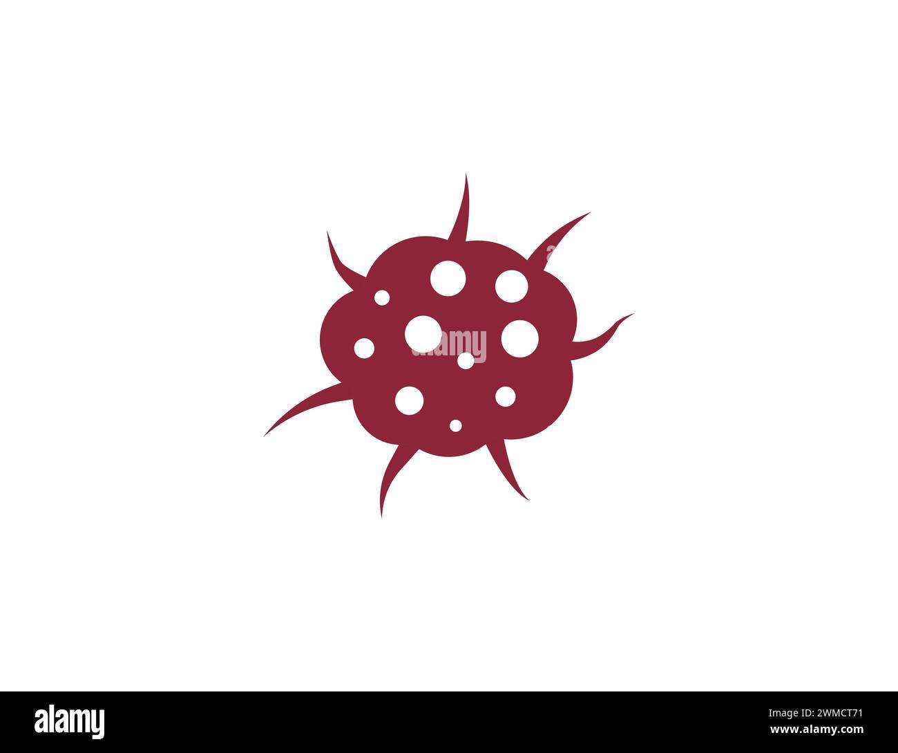 Tumor, Cancer disease icon. Vector illustration Stock Vector Image ...