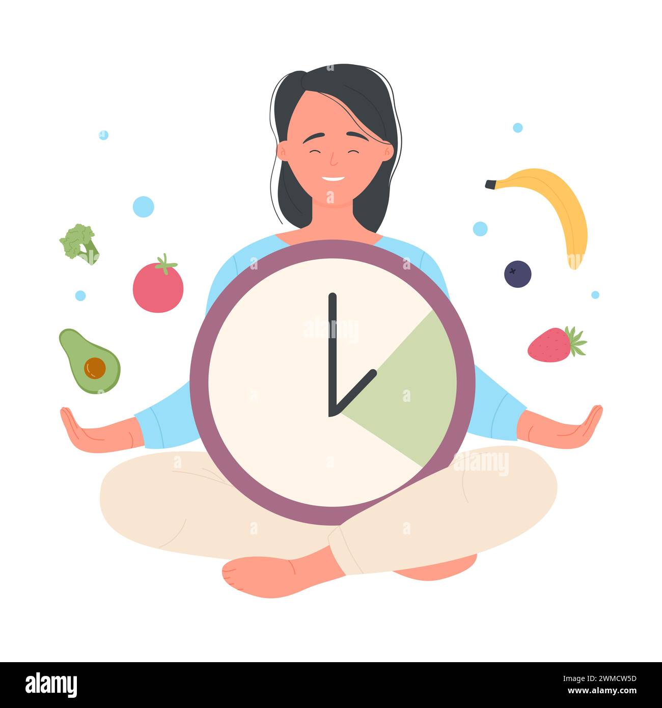 Weight loss program. Healthy food, balanced diet nutrition, rich with ...