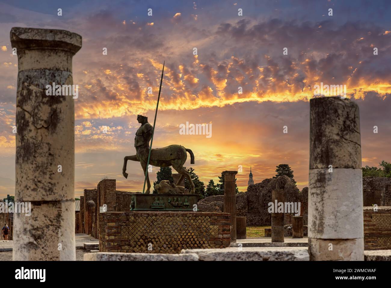 Centaur statue in the ancient city of Pompeii, Italy Stock Photo - Alamy