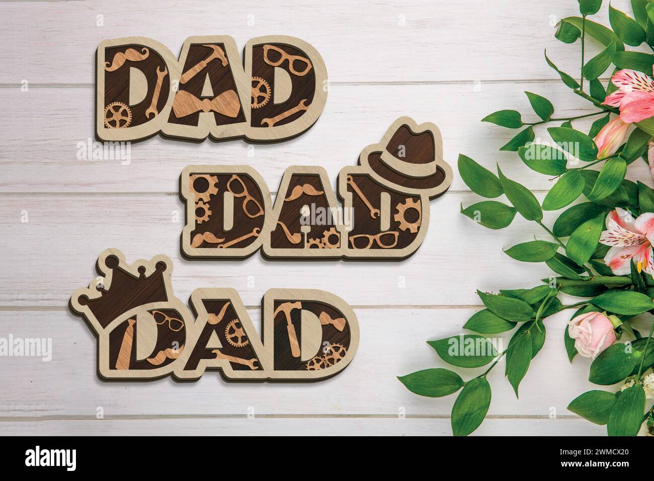 DAD SET Laser Cut File Digital multilayer layout files are specially prepared for the laser cut ...