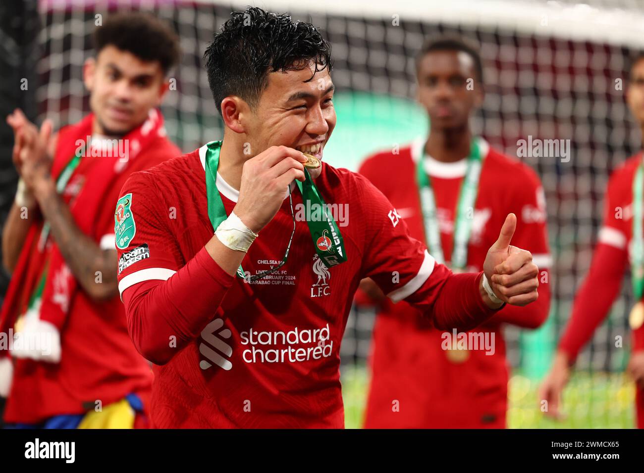 Liverpool carabao cup 2024 winners hi-res stock photography and images ...