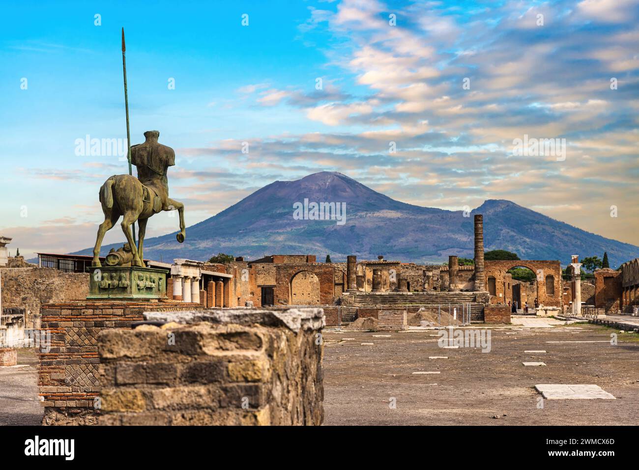 Centaur statue in the ancient city of Pompeii, Italy Centaur statue in ...