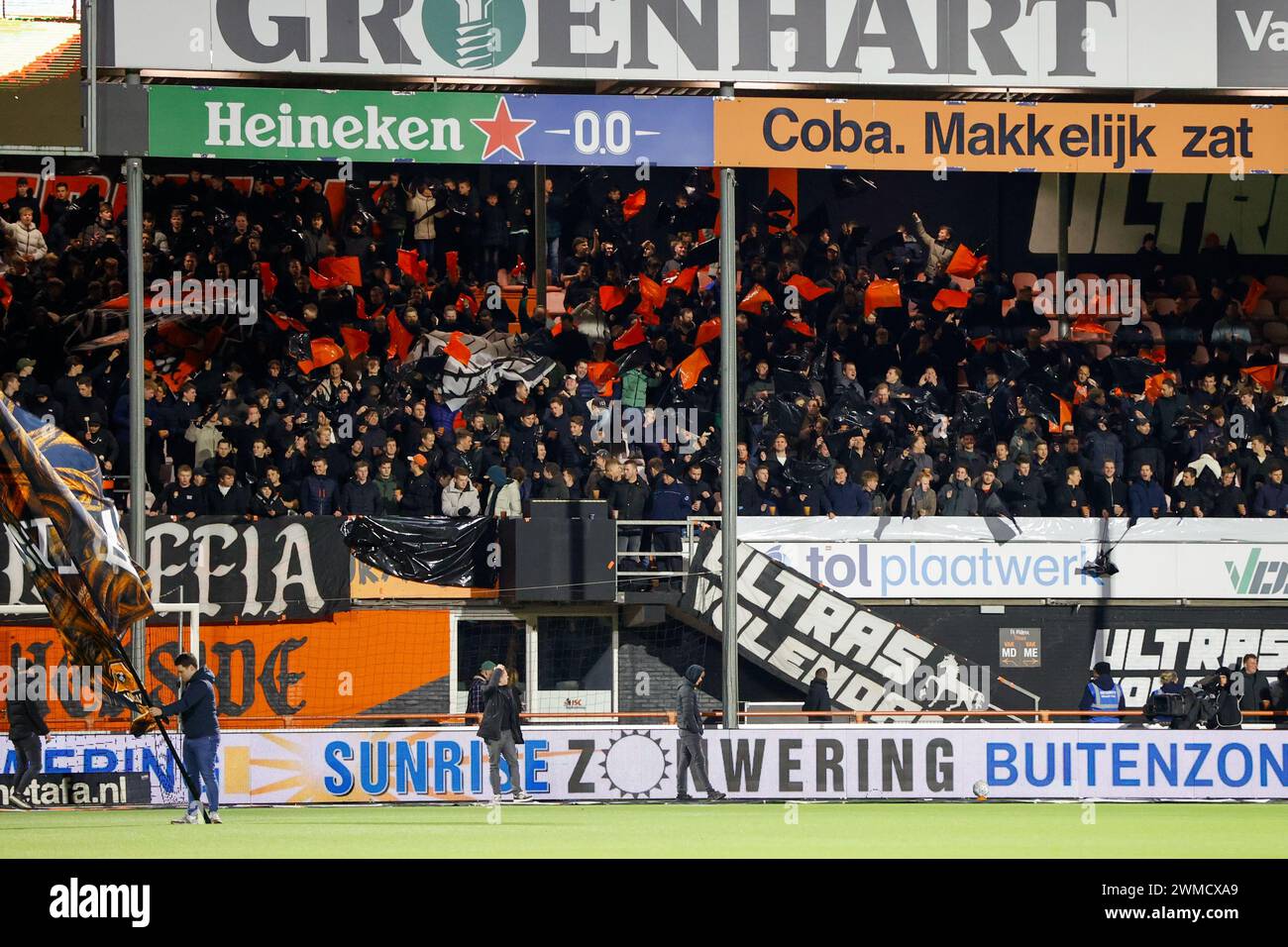VOLENDAM, 25-02-2024, Kras Stadion, Dutch Eredivisie football, season ...