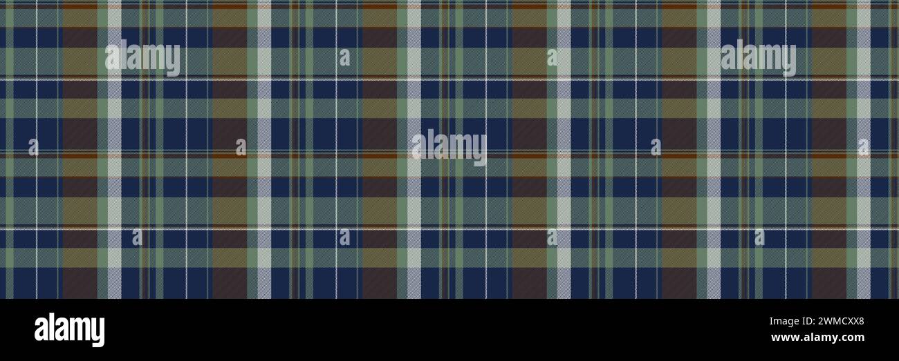 Vivid check seamless pattern, layout tartan vector textile. Twill ...