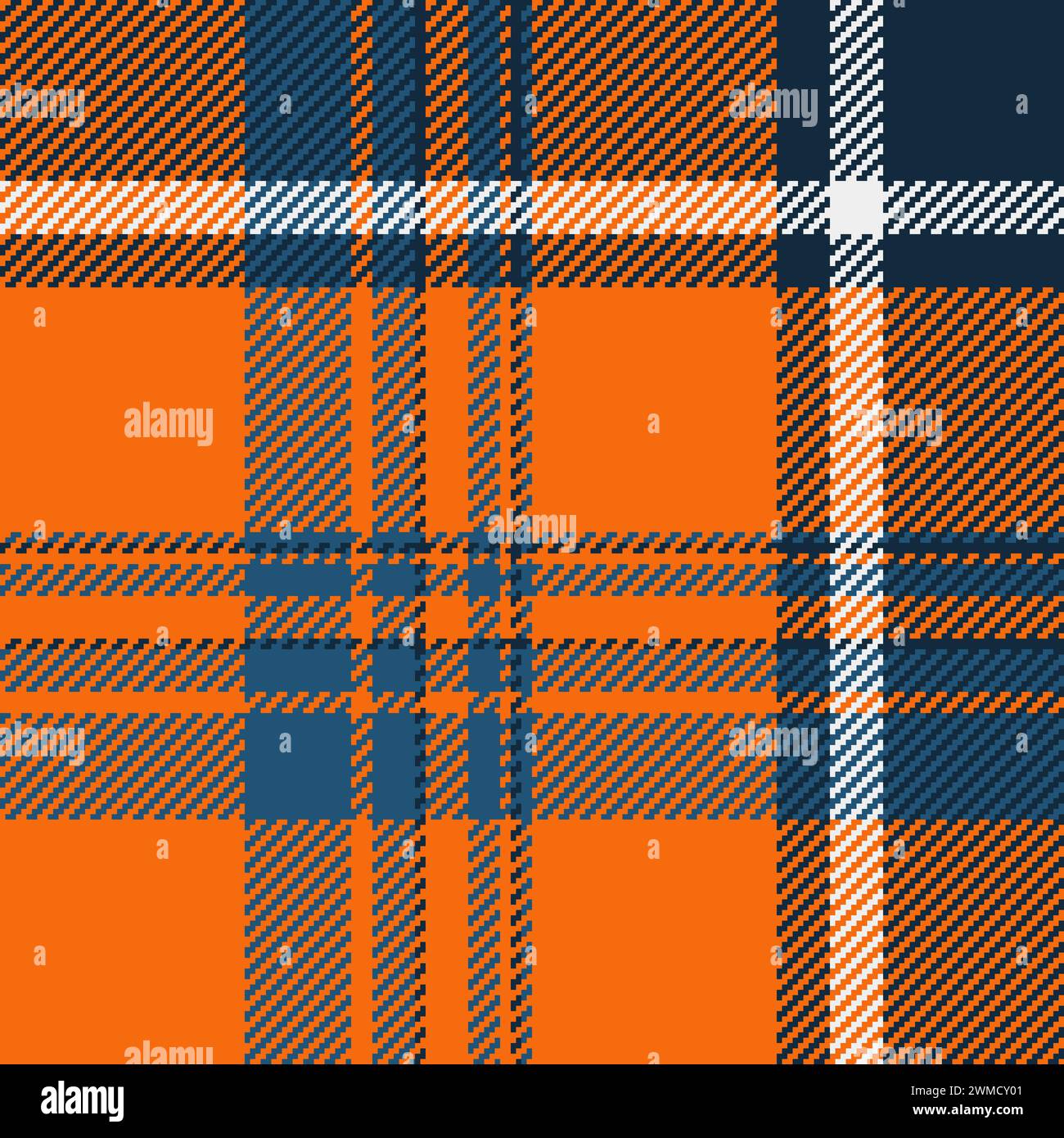 60s vector check seamless, festive background textile tartan. Outline ...