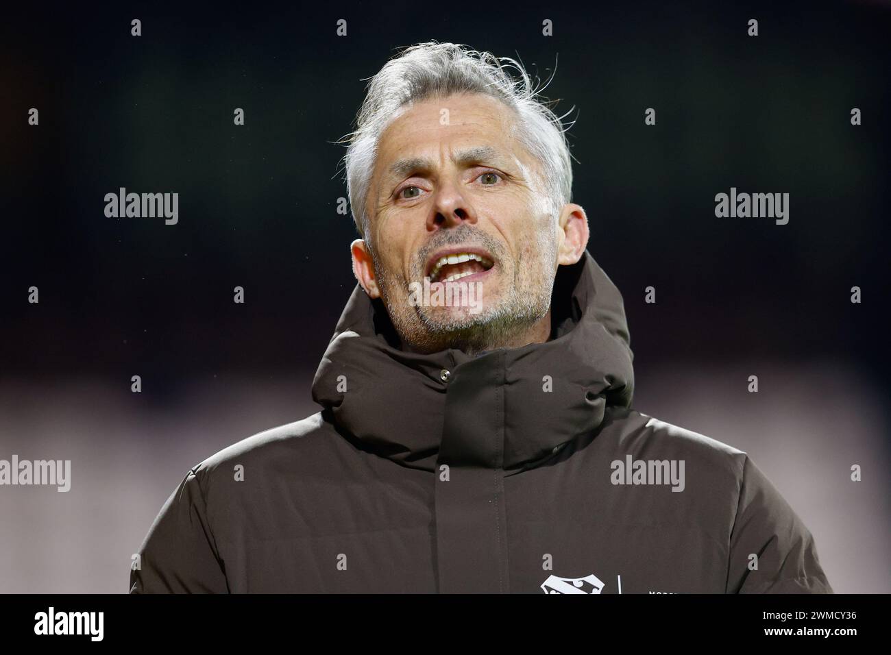 VOLENDAM, 25-02-2024, Kras Stadion, Dutch Eredivisie football, season ...