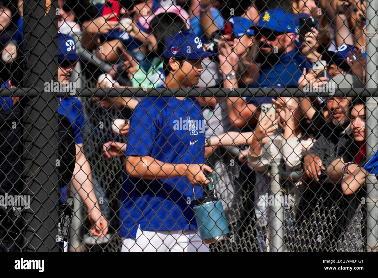 Los Angeles Dodgers designated hitter Shohei Ohtani participates in ...