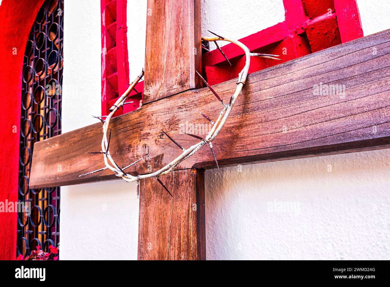 Crucifixion of christ monastery hi-res stock photography and images - Alamy