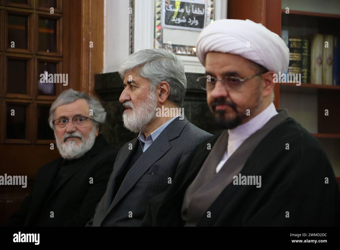 Tehran, Iran. 23rd Feb, 2024. ALI MOTAHARI (C) is an Iranian politician ...