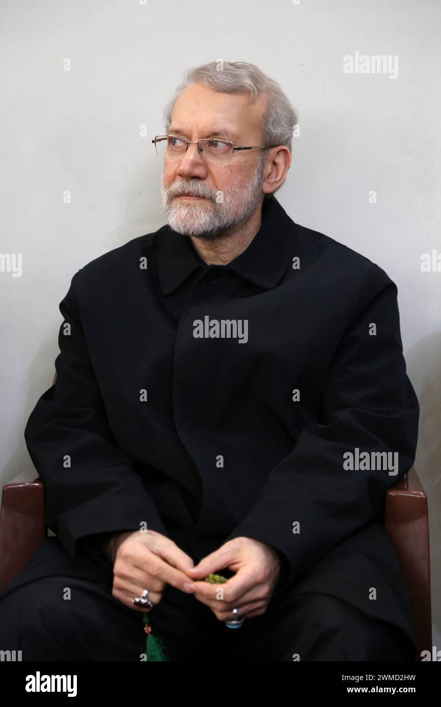 Tehran, Iran. 23rd Feb, 2024. ALI ARDESHIR LARIJANI is an Iranian ...