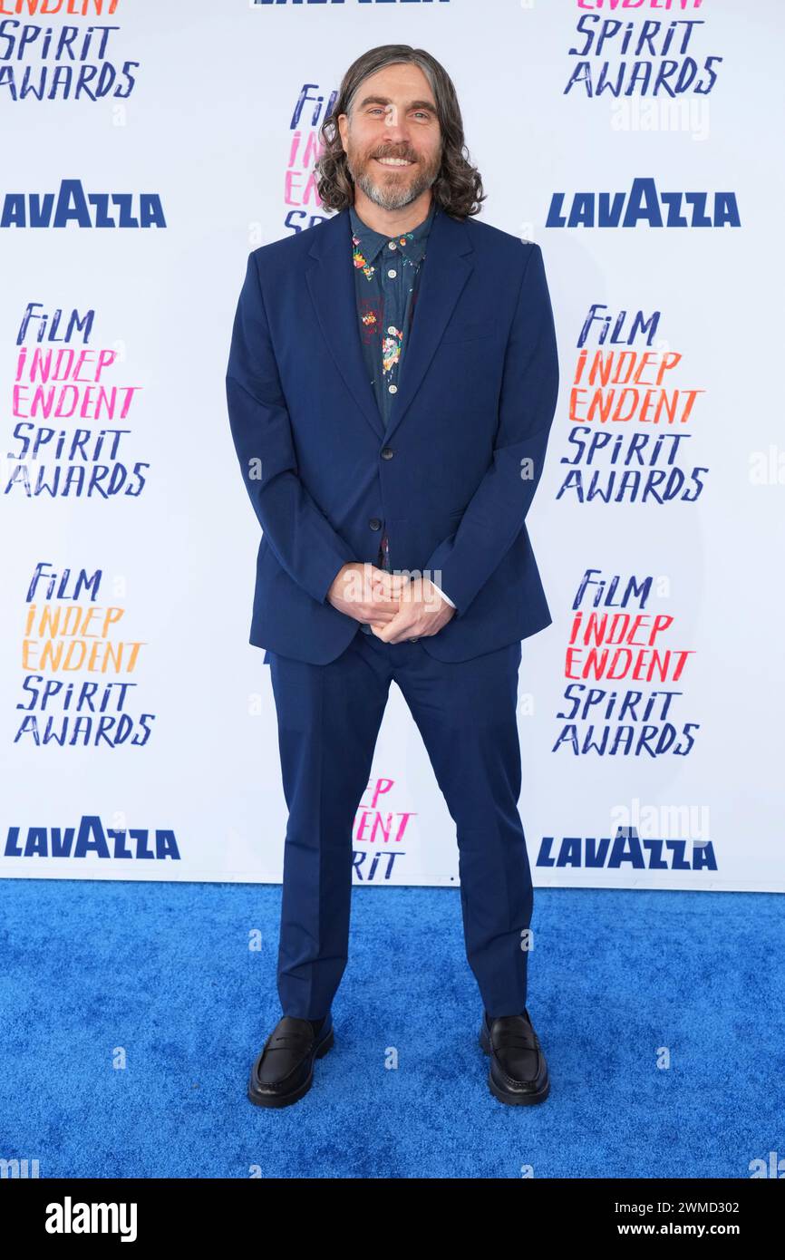 Jon Philpot arrives at the Film Independent Spirit Awards on Sunday ...