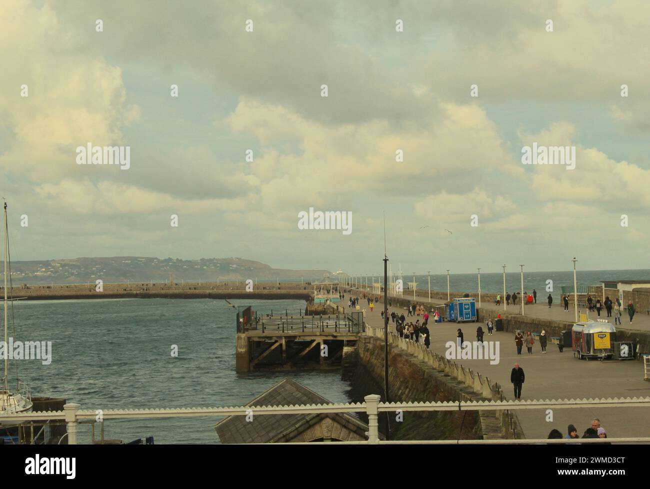 Dublin, Ireland - Februar 24th 2024: A wide landscape photo of the west ...