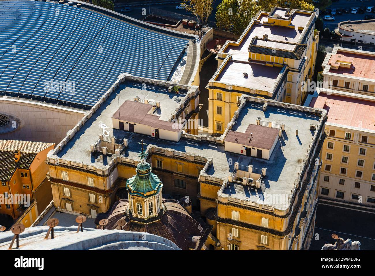 hidden places on the roof of st peter's basilica, Vatican City, Rome ...