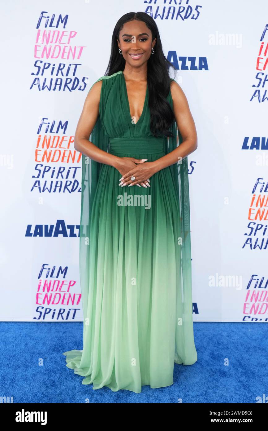 A.V. Rockwell arrives at the Film Independent Spirit Awards on Sunday ...