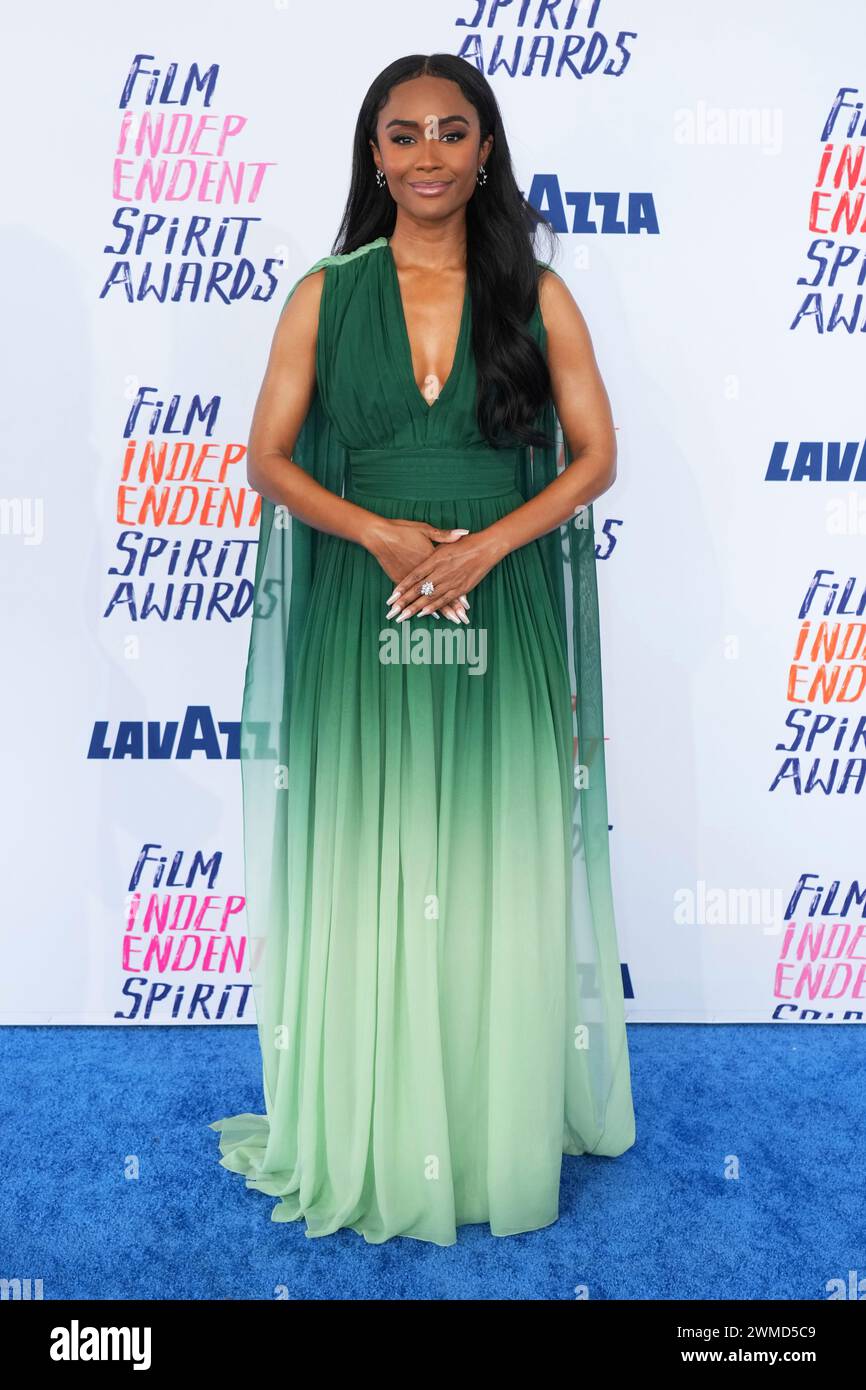 A.V. Rockwell arrives at the Film Independent Spirit Awards on Sunday ...