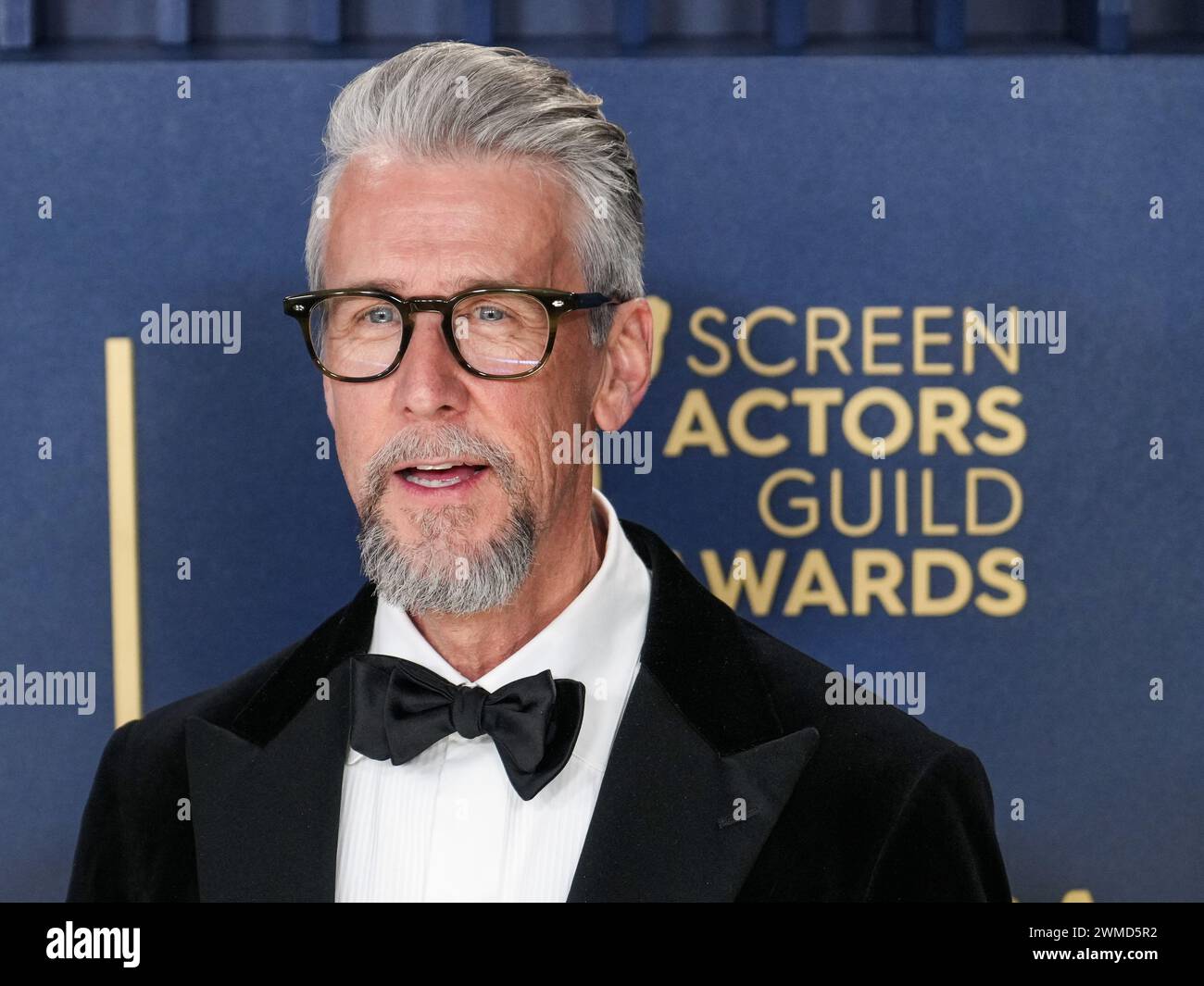 Los Angeles, USA. 24th Feb, 2024. Alan Ruck walking on the red carpet ...