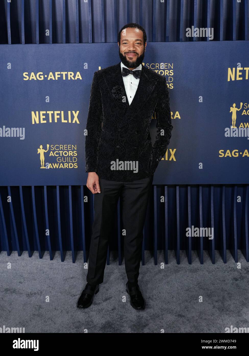 Los Angeles, USA. 24th Feb, 2024. Jason Veasey walking on the red ...