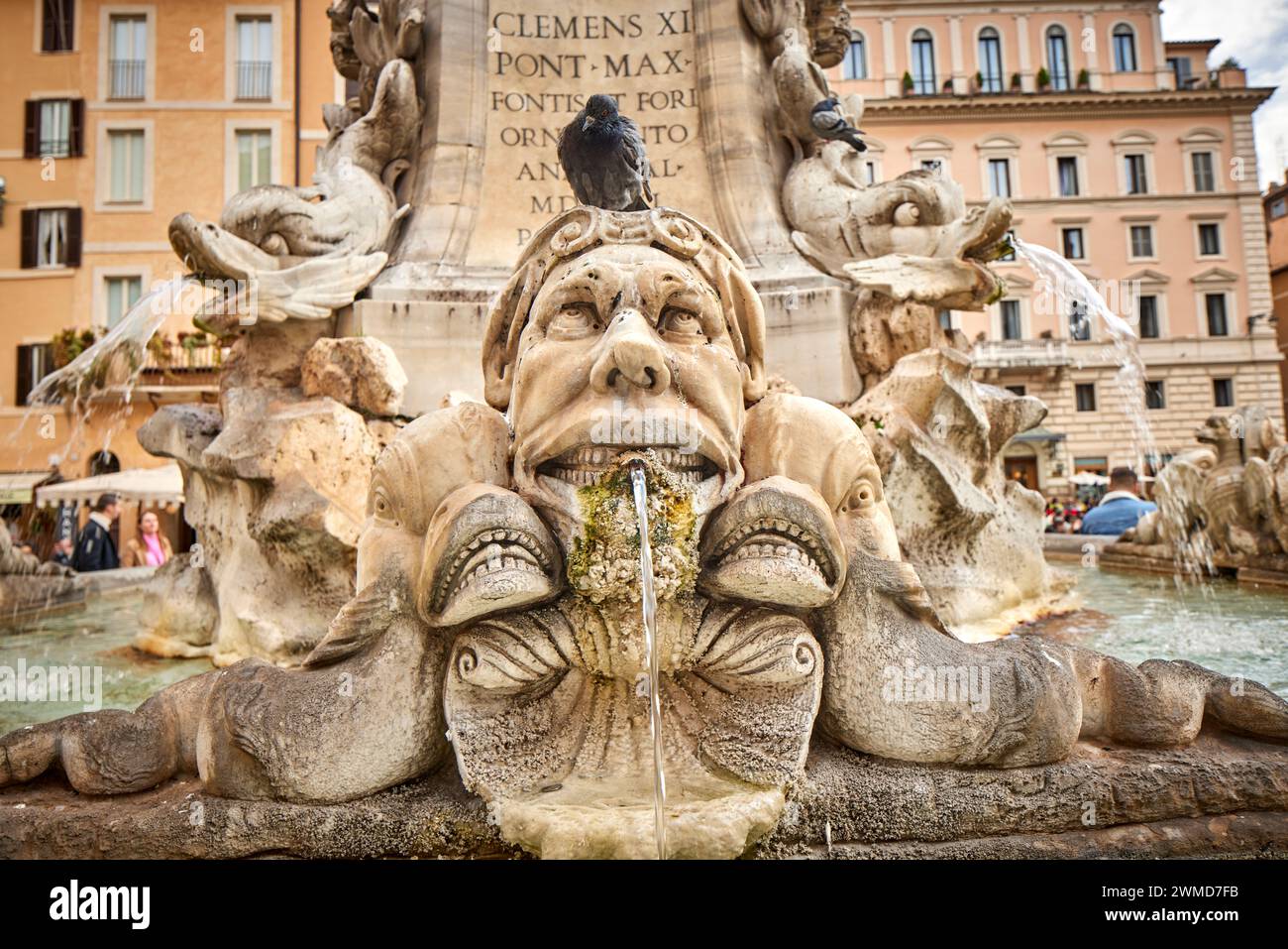 Fontana del Pantheon, Fountain outside Pantheon in iazza della Rotonda ...