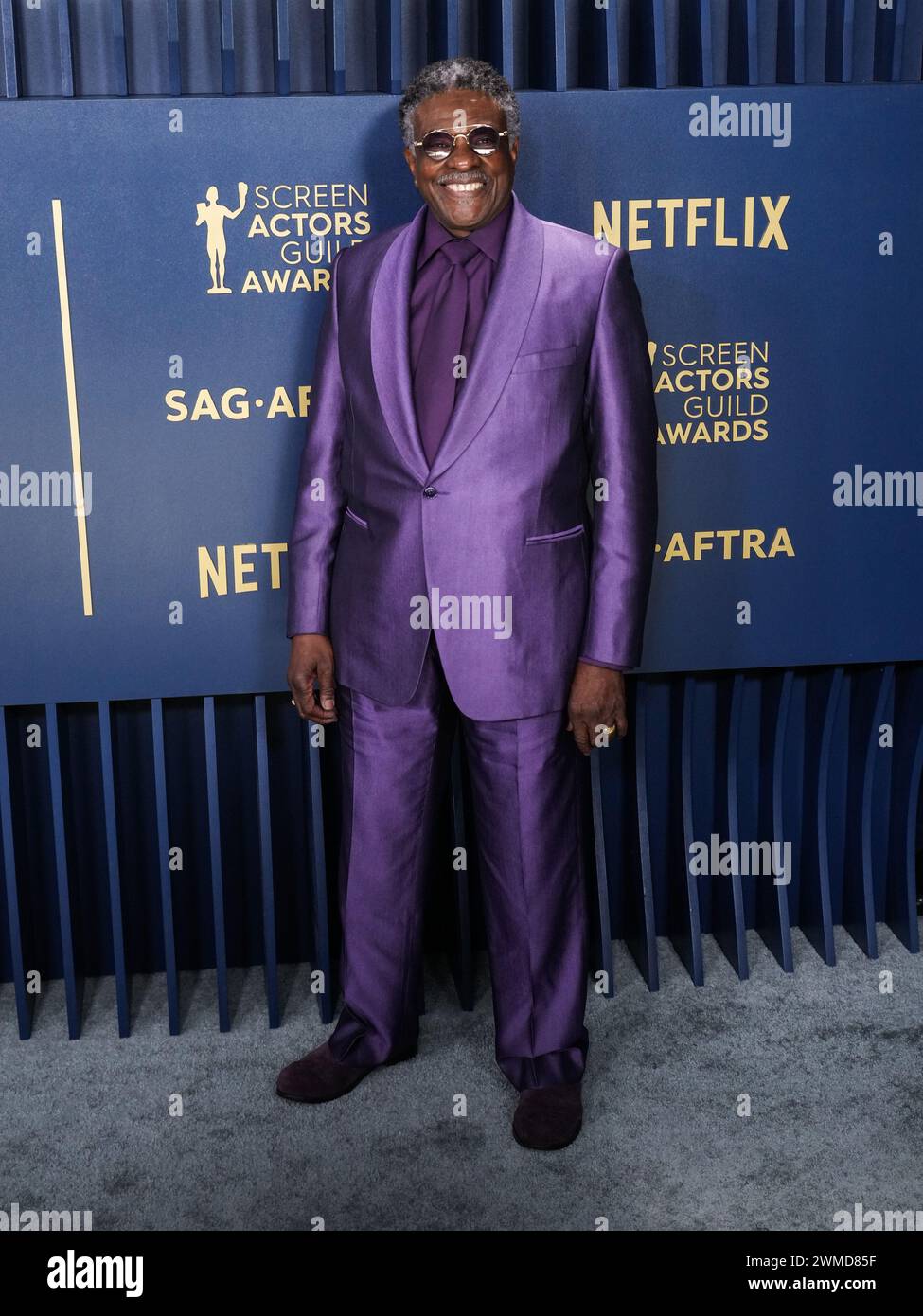 Los Angeles, USA. 24th Feb, 2024. Keith David walking on the red carpet ...