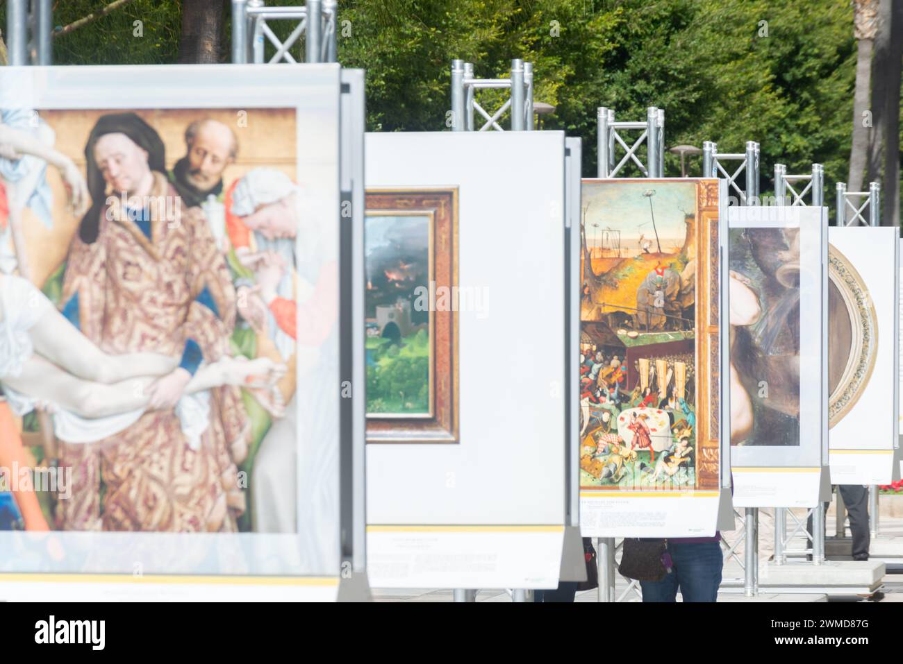 ALMERIA, SPAIN - 24 FEBRUARY 2024 Presentation of fifty life-size ...