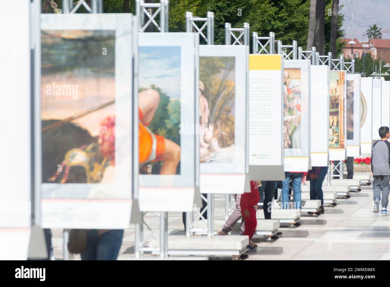 ALMERIA, SPAIN - 24 FEBRUARY 2024 Presentation of fifty life-size ...