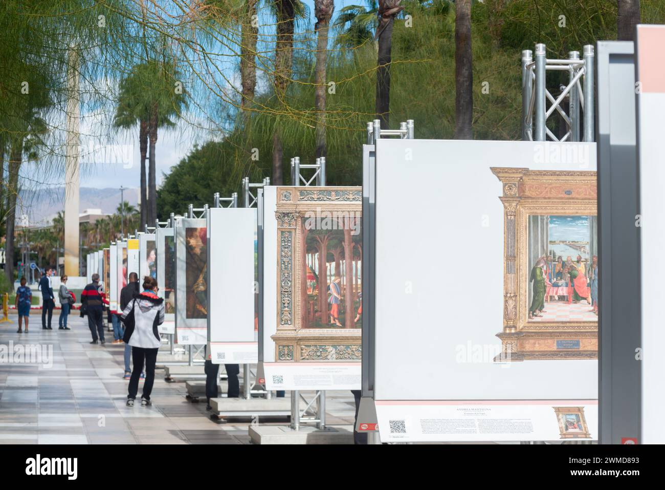 ALMERIA, SPAIN - 24 FEBRUARY 2024 Presentation of fifty life-size ...
