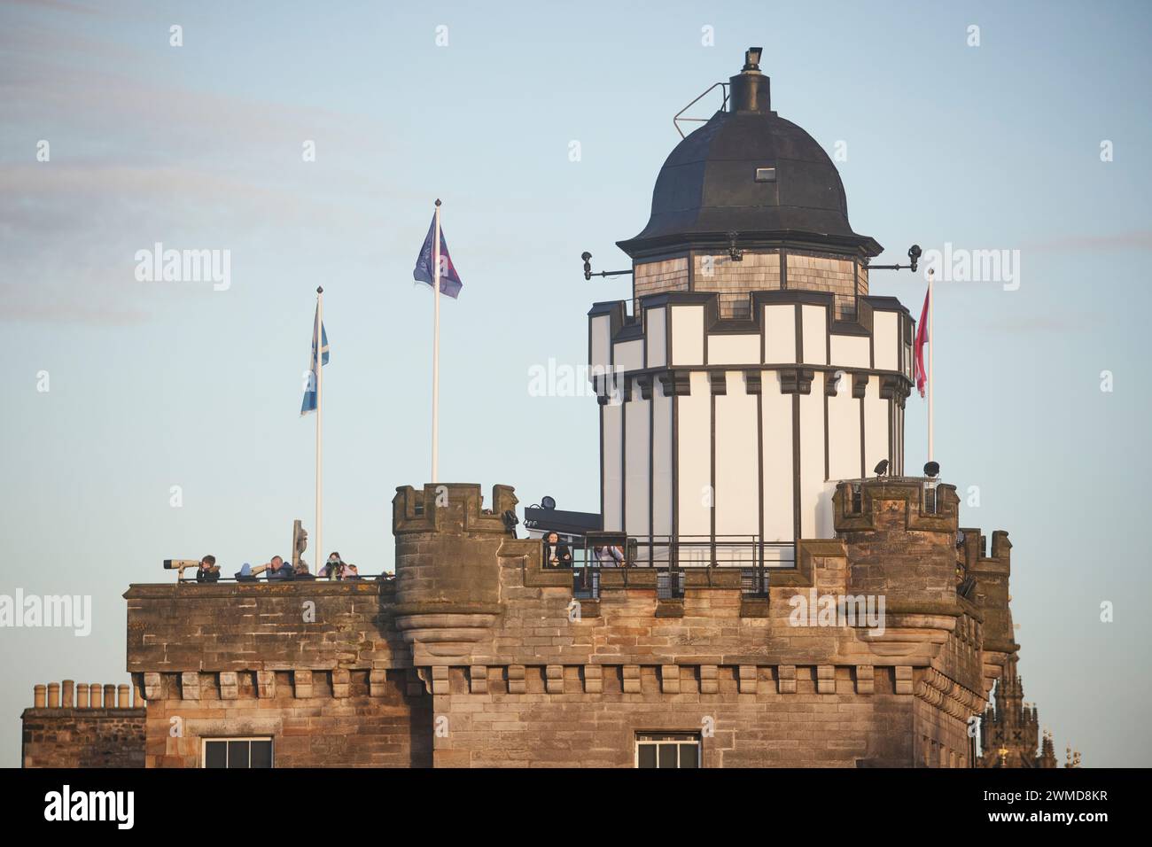 Camera Obscurer rooftop Edinburgh, Scotland Stock Photo - Alamy