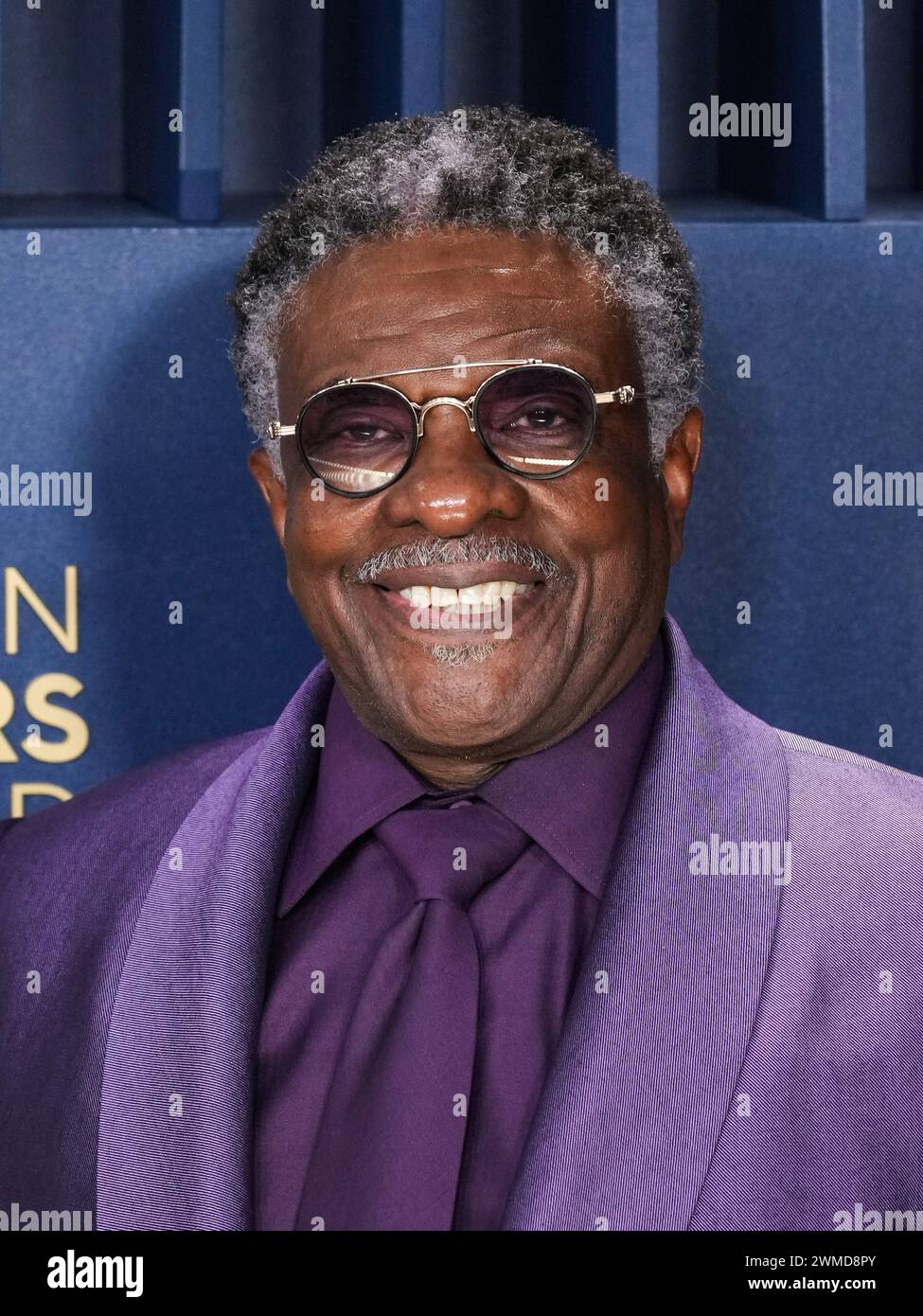Los Angeles, USA. 24th Feb, 2024. Keith David walking on the red carpet ...