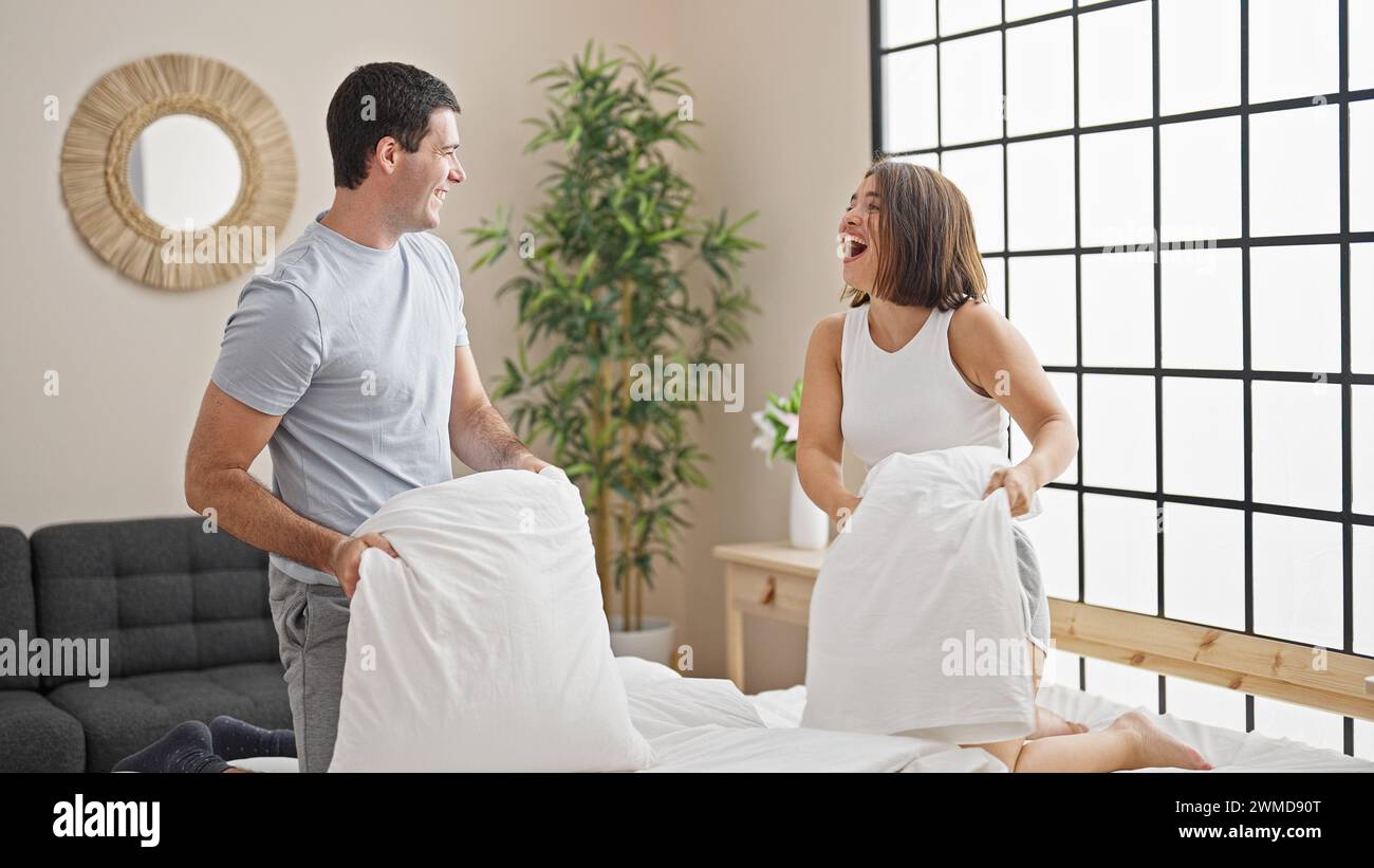 Couple play fighting on hi-res stock photography and images - Alamy