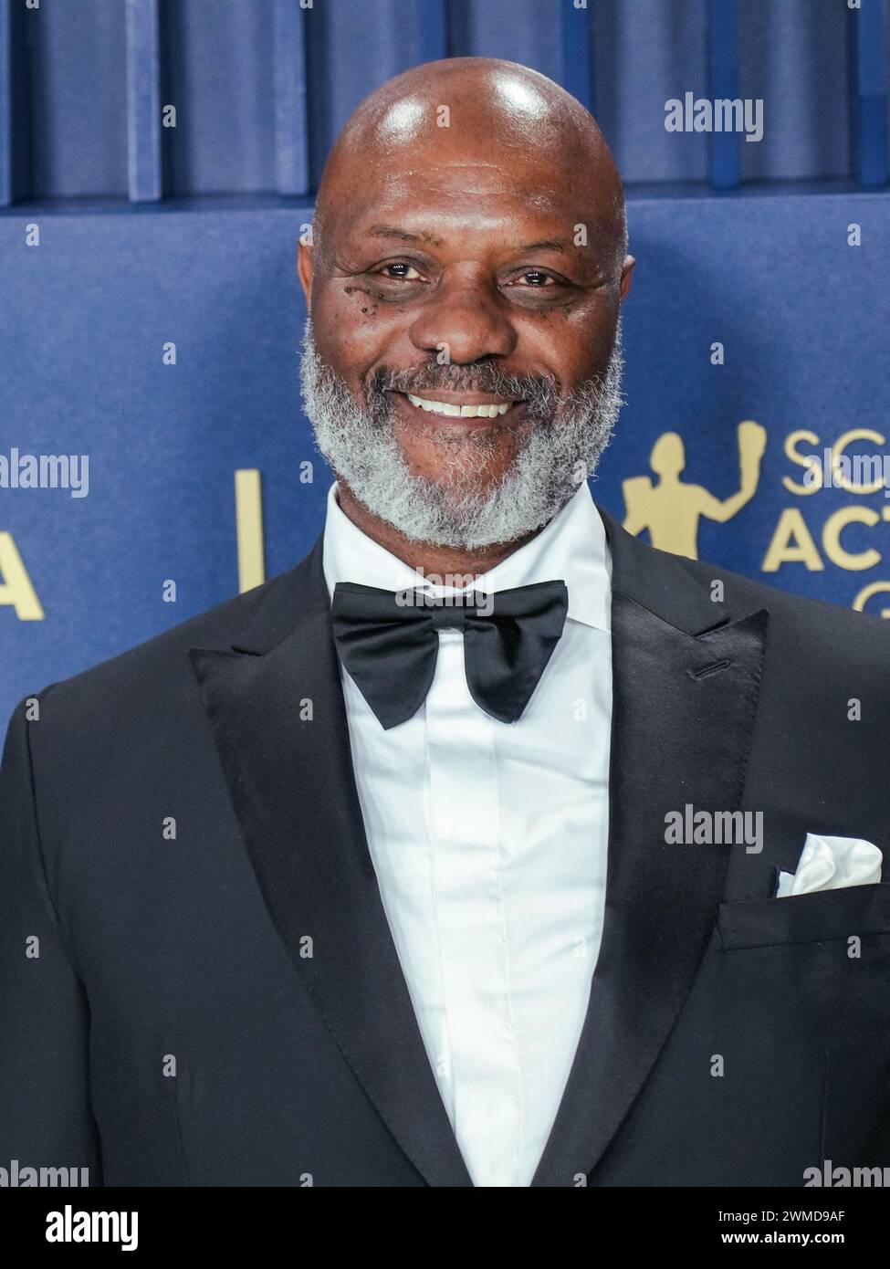 Los Angeles, USA. 24th Feb, 2024. Robert Wisdom walking on the red ...