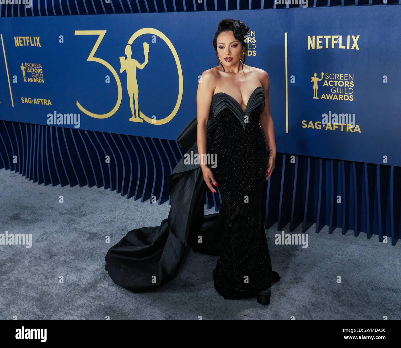 Los Angeles, USA. 24th Feb, 2024. Kat Graham walking on the red carpet ...