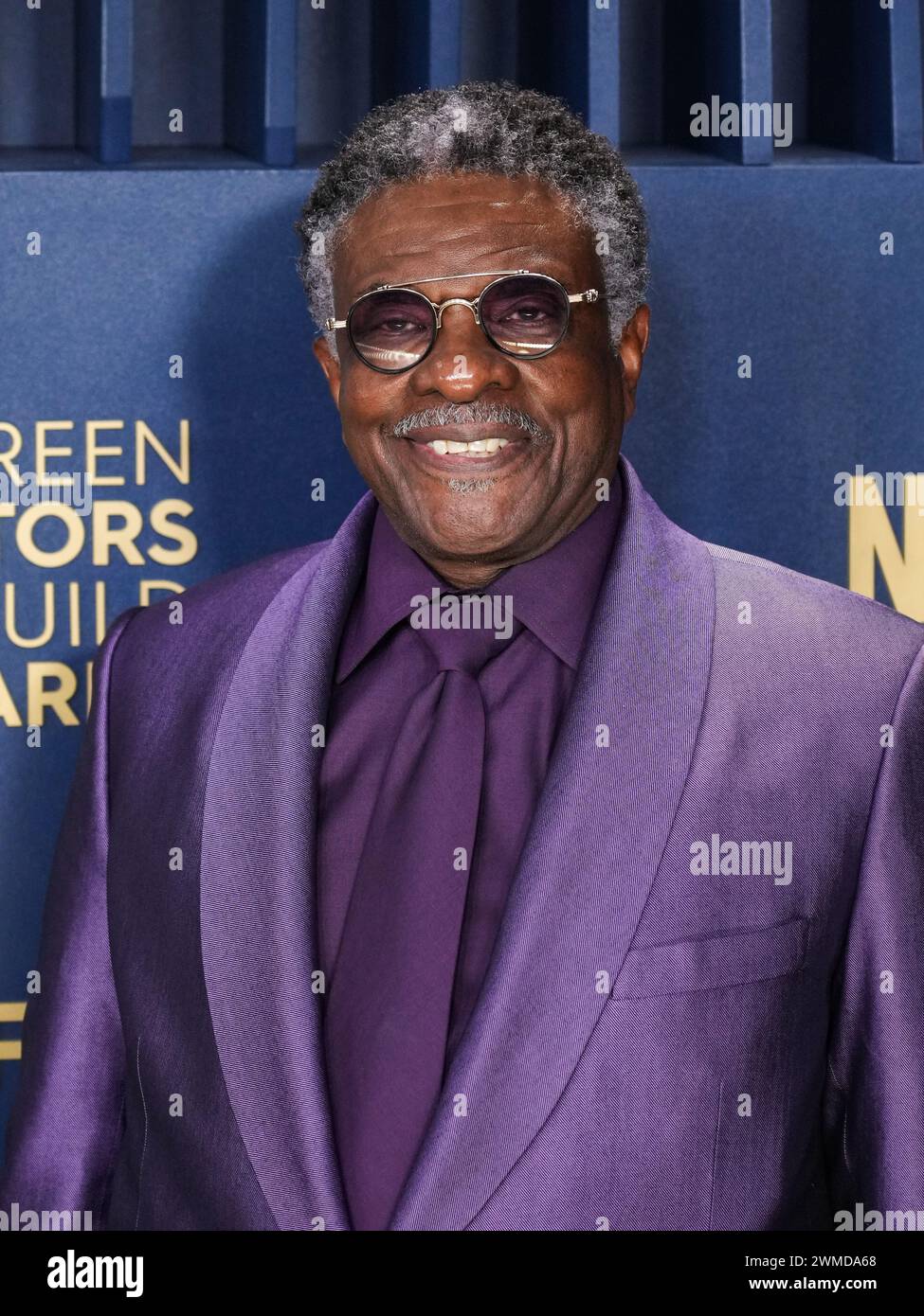Los Angeles, USA. 24th Feb, 2024. Keith David walking on the red carpet ...
