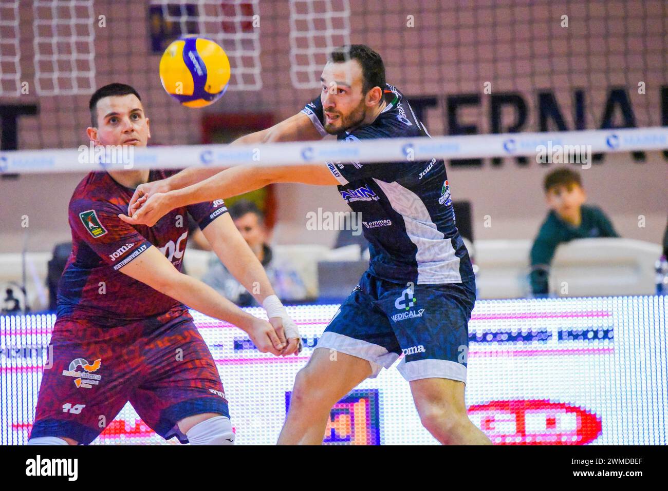 Ramon Ferragut Jordi, Piccinelli Alessandro (Cisterna Volley) during Cisterna Volley vs Rana ...