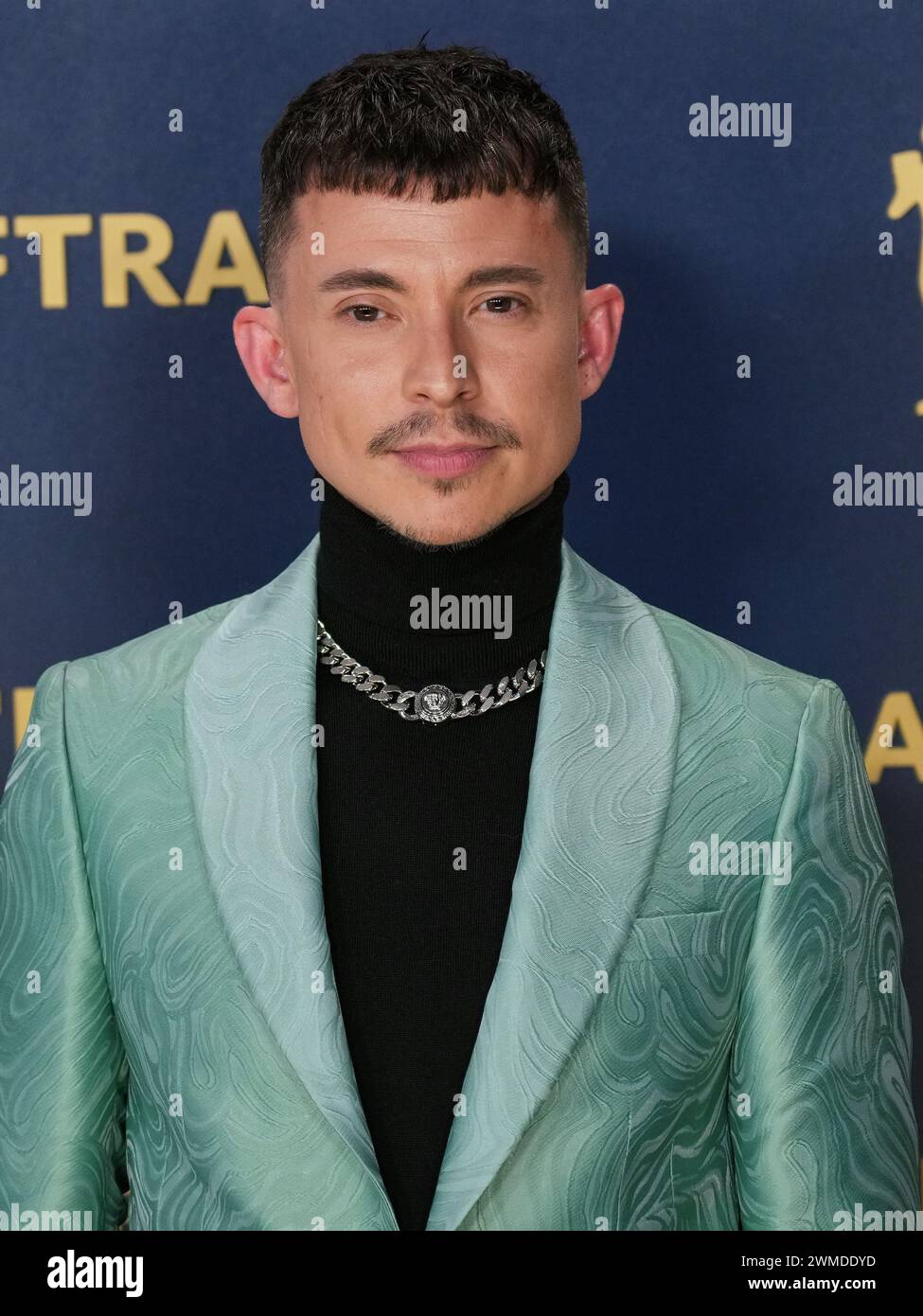 Los Angeles, USA. 24th Feb, 2024. Adam Colborne walking on the red ...