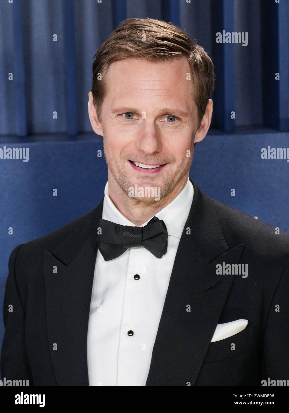Los Angeles, USA. 24th Feb, 2024. Alexander Skarsgard walking on the ...