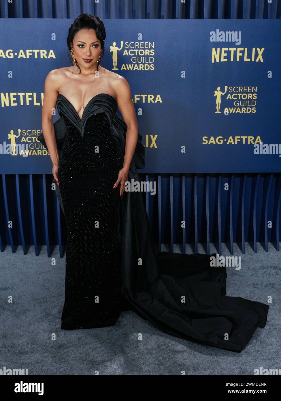 Los Angeles, USA. 24th Feb, 2024. Kat Graham walking on the red carpet ...