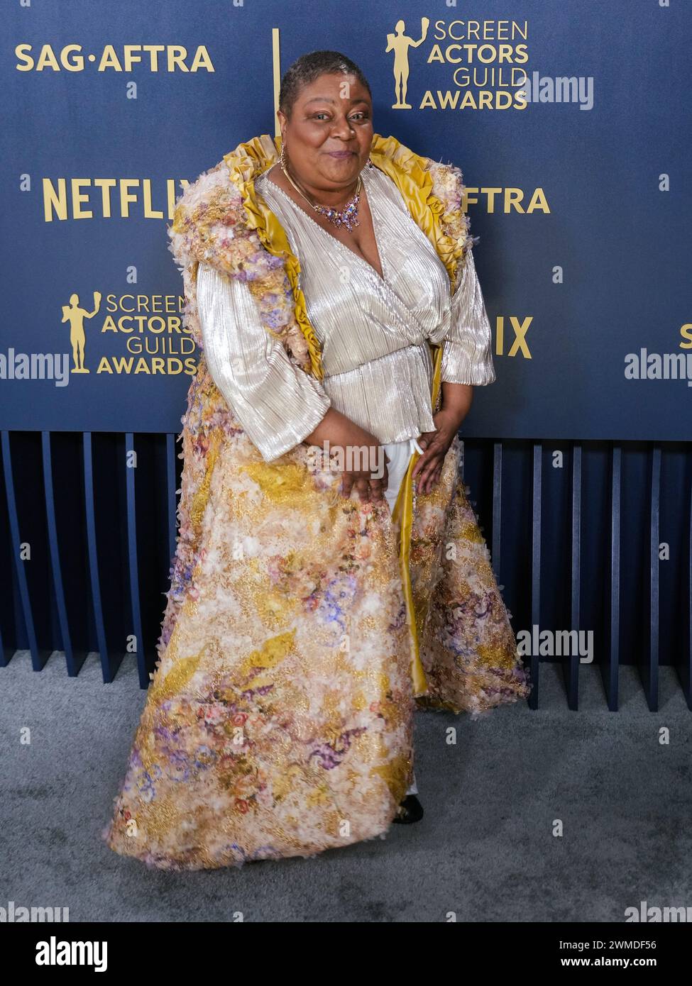 Los Angeles, USA. 24th Feb, 2024. Myra Lucretia Taylor walking on the ...