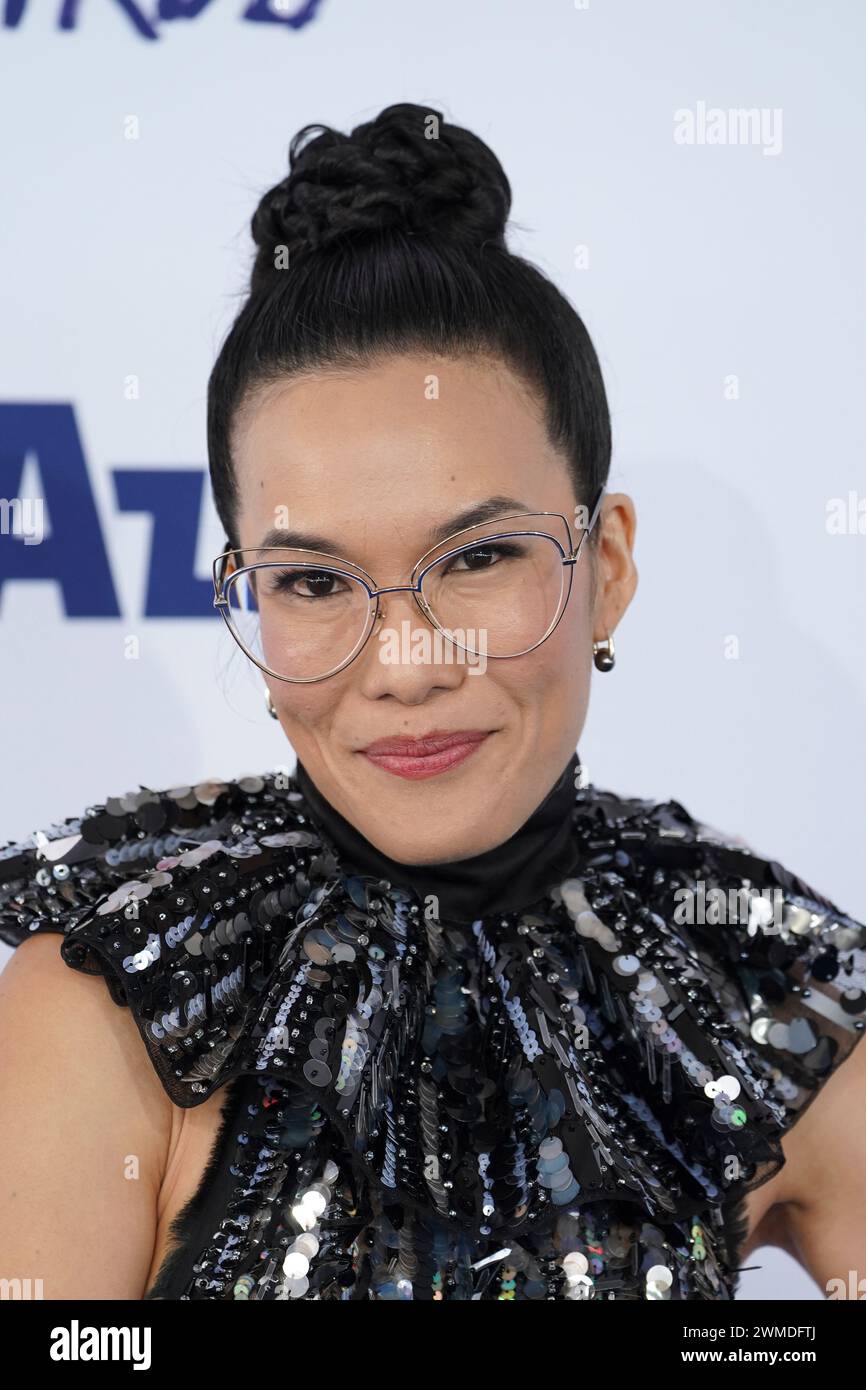 Ali Wong arrives at the Film Independent Spirit Awards on Sunday, Feb ...
