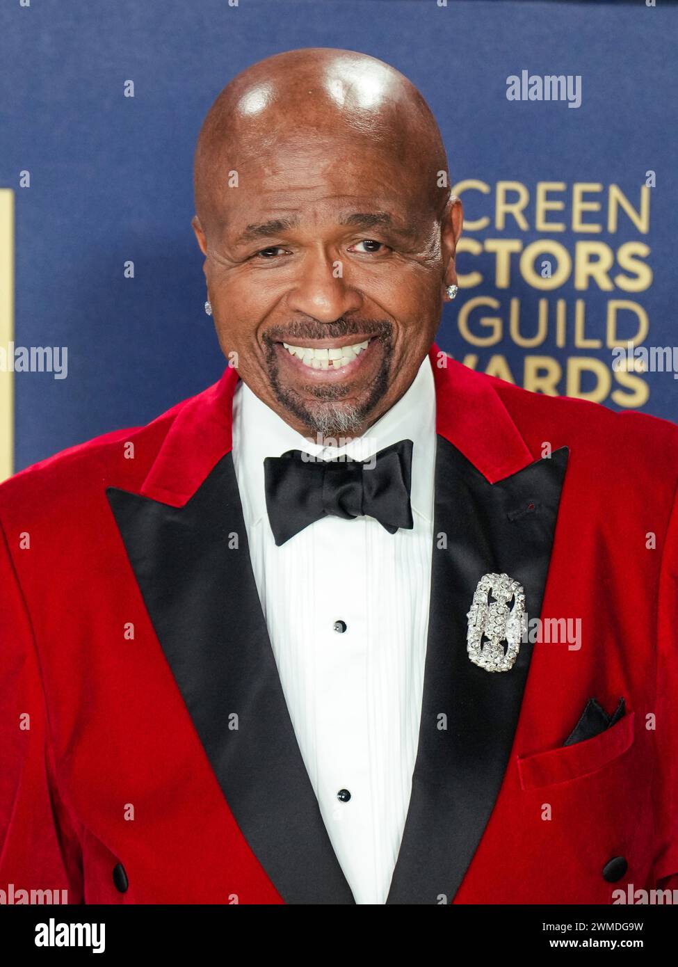 Los Angeles, USA. 24th Feb, 2024. William Stanford Davis walking on the ...